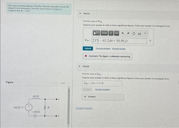 Solved Use source transformations to find the Thevenin | Chegg.com