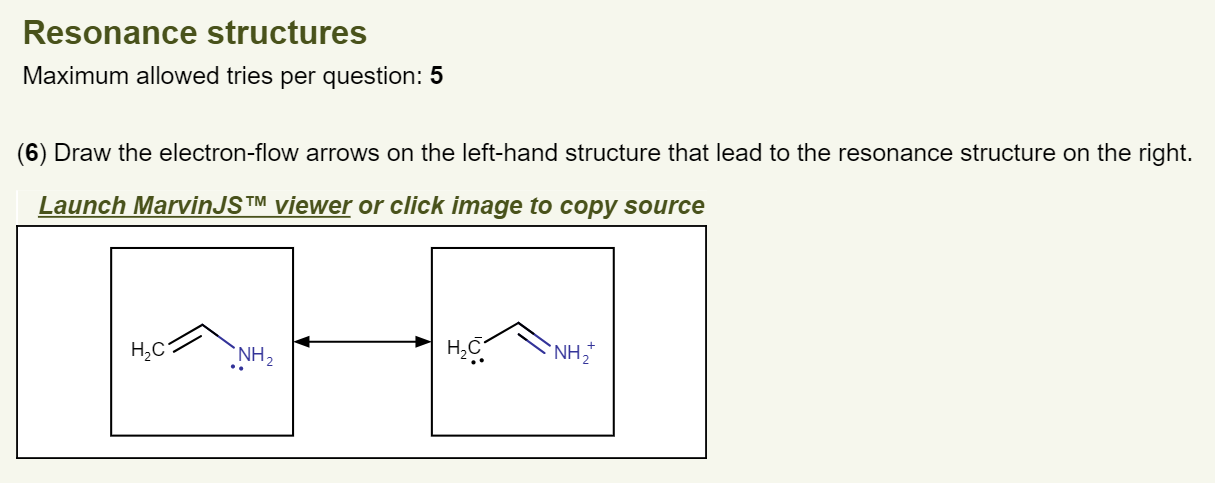 Solved Organic Chemistry: Resonance structures(6) ﻿Draw the | Chegg.com