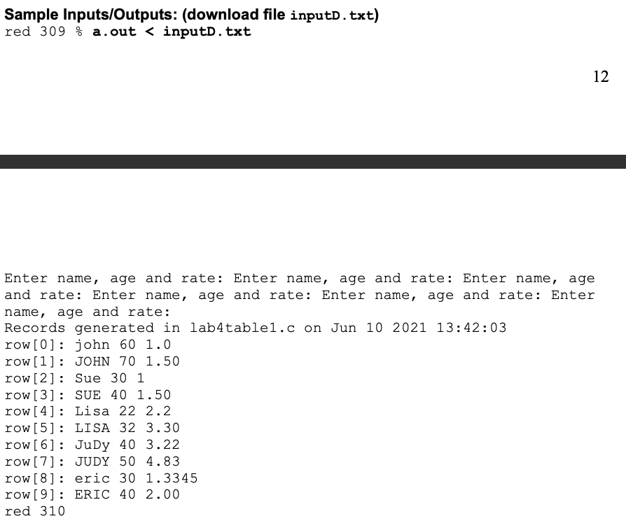 Solved Please help me implement this code in C prog | Chegg.com