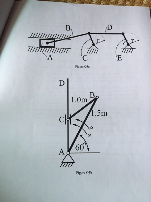 Solved Q3 (a) A mechanism to convert rotational motion to | Chegg.com