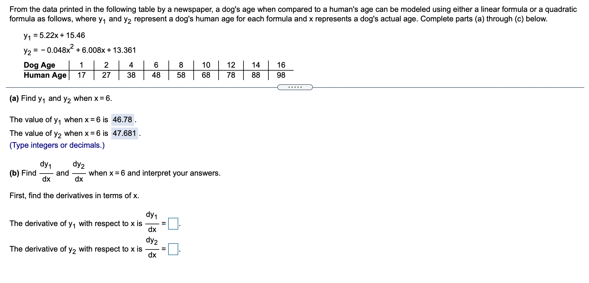Solved From the data printed in the following table by a | Chegg.com
