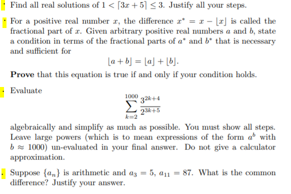 Solved Find all real solutions of 1