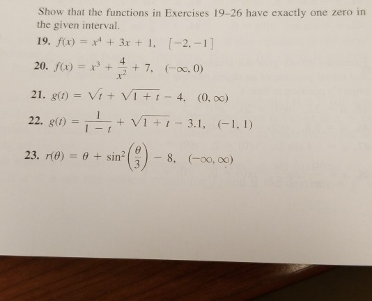 Solved Show that the functions in Exercises 19-26 have | Chegg.com