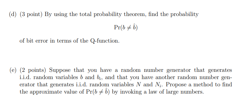 Solved Problem 7. (10 points) Suppose that the observation | Chegg.com