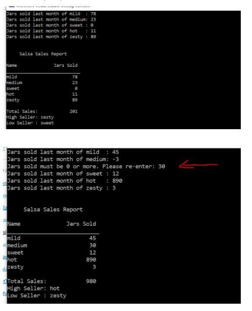 Solved Write a program that lets a maker of chips and salsa | Chegg.com