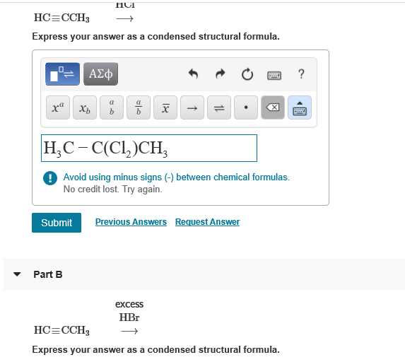 Solved HCI HC=CCH3 + Express your answer as a condensed | Chegg.com