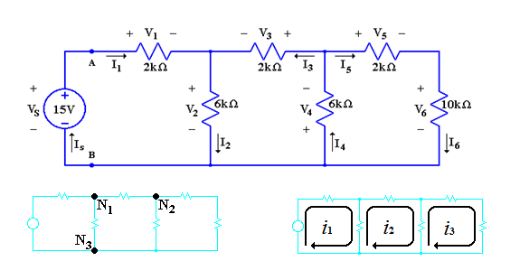 Solved 1. Consider the circuit diagrams shown below along | Chegg.com