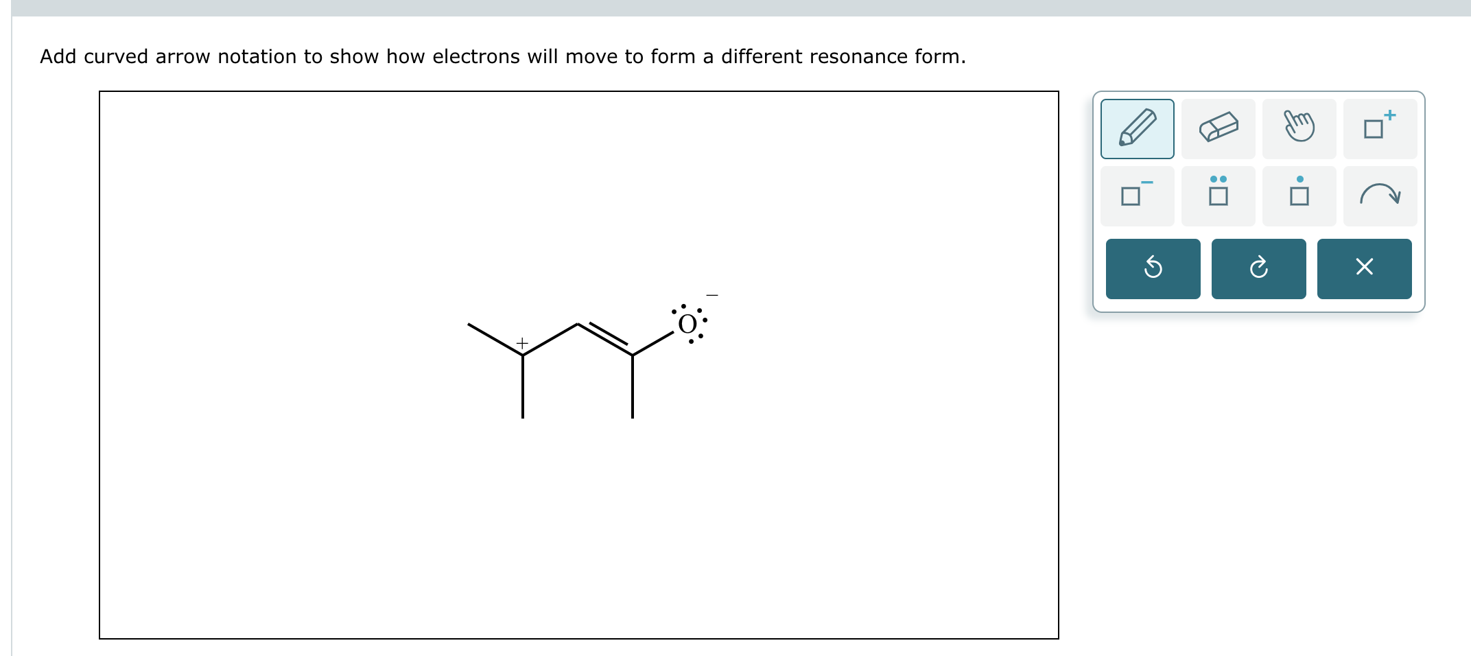 Solved Add curved arrow notation to show how electrons will | Chegg.com