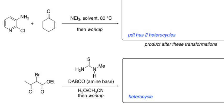 Solved NH2 NEtz, solvent, 80 °C then workup pdt has 2 | Chegg.com