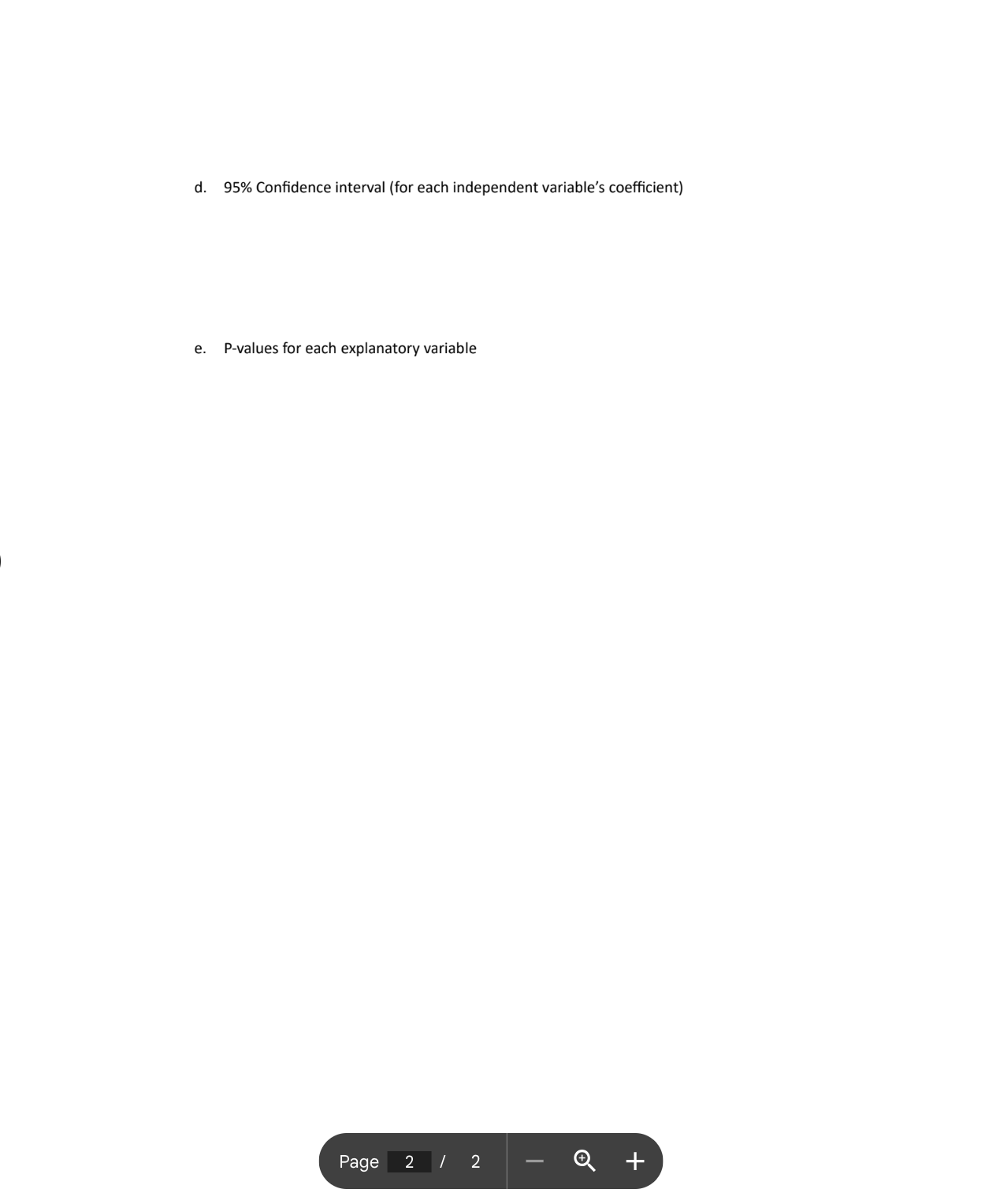 Solved Week 11 Paper Practice Use the regression results and | Chegg.com