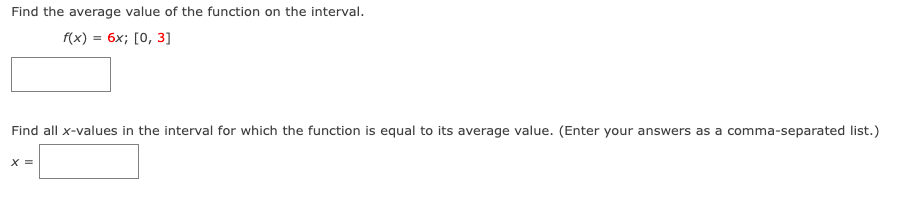Solved Find the average value of the function on the | Chegg.com