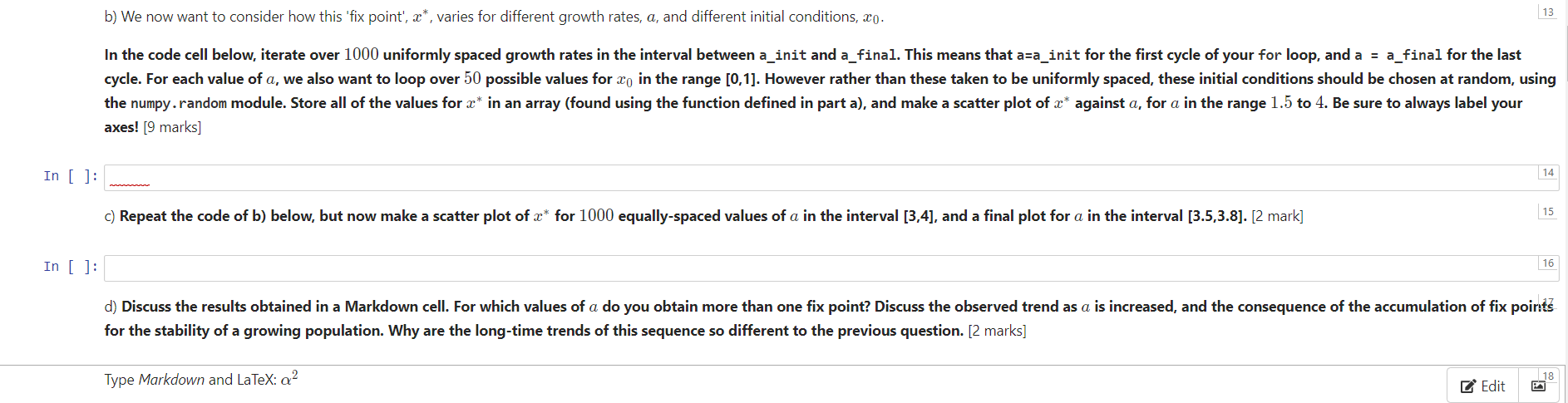 Solved 11 Problem 2: The logistic map In this problem we are | Chegg.com