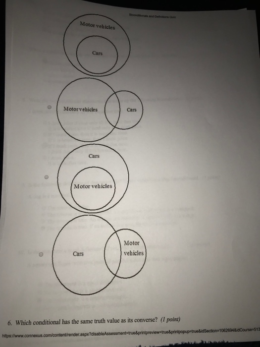 Solved 1. What is the conclusion of the following | Chegg.com