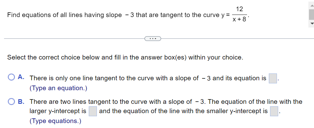 Solved Find equations of all lines having slope -3 ﻿that are | Chegg.com