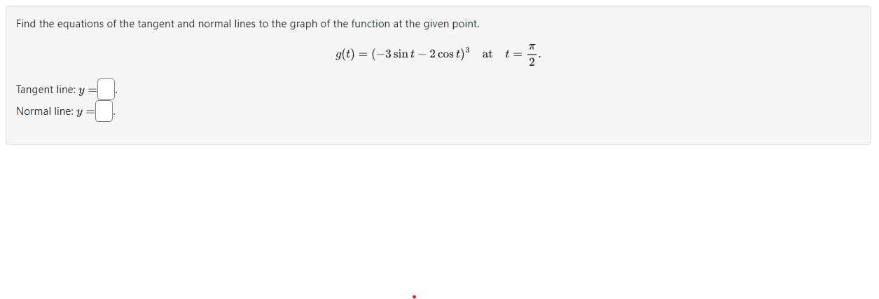 Solved Find the equations of the tangent and normal lines to | Chegg.com