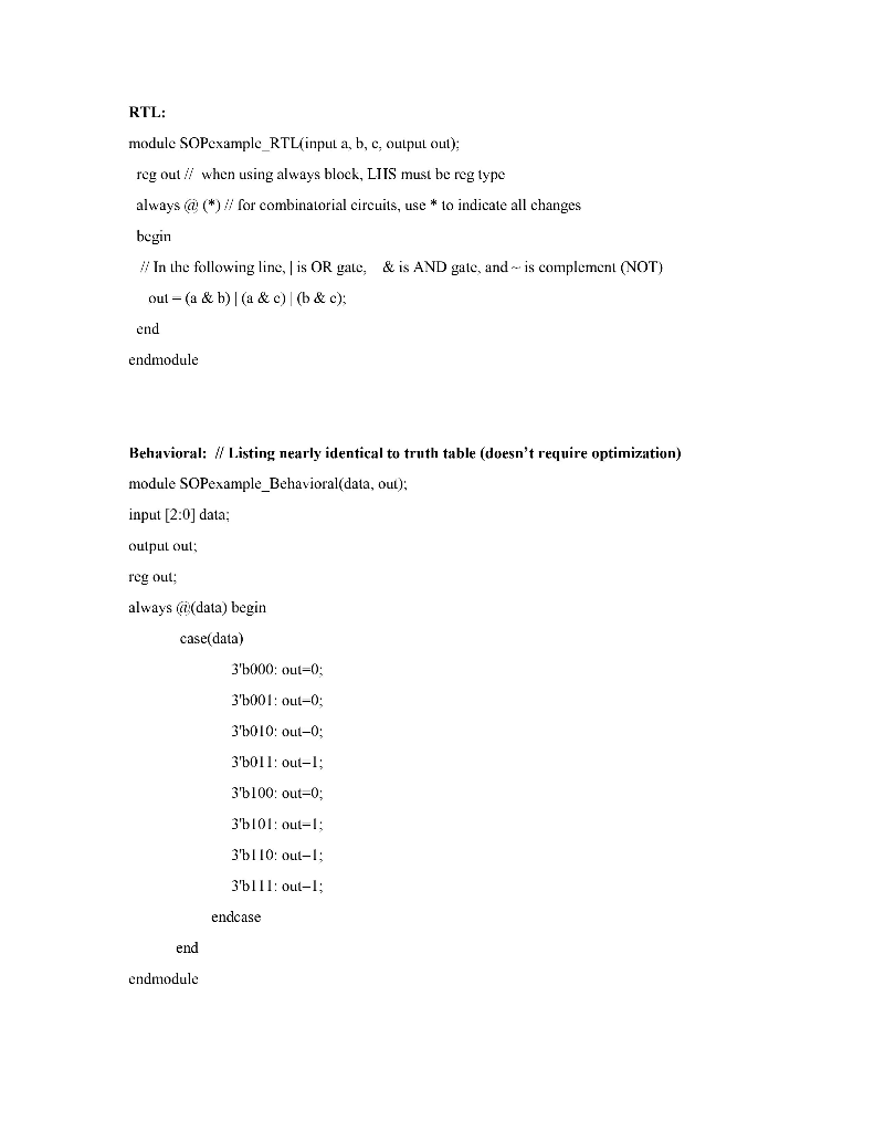 Solved Elec 3651 Lab 1 Verilog Introduction The Purpose Of 5581