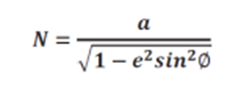 Solved On the GRS 80 ellipsoid (a=6378137 m, | Chegg.com