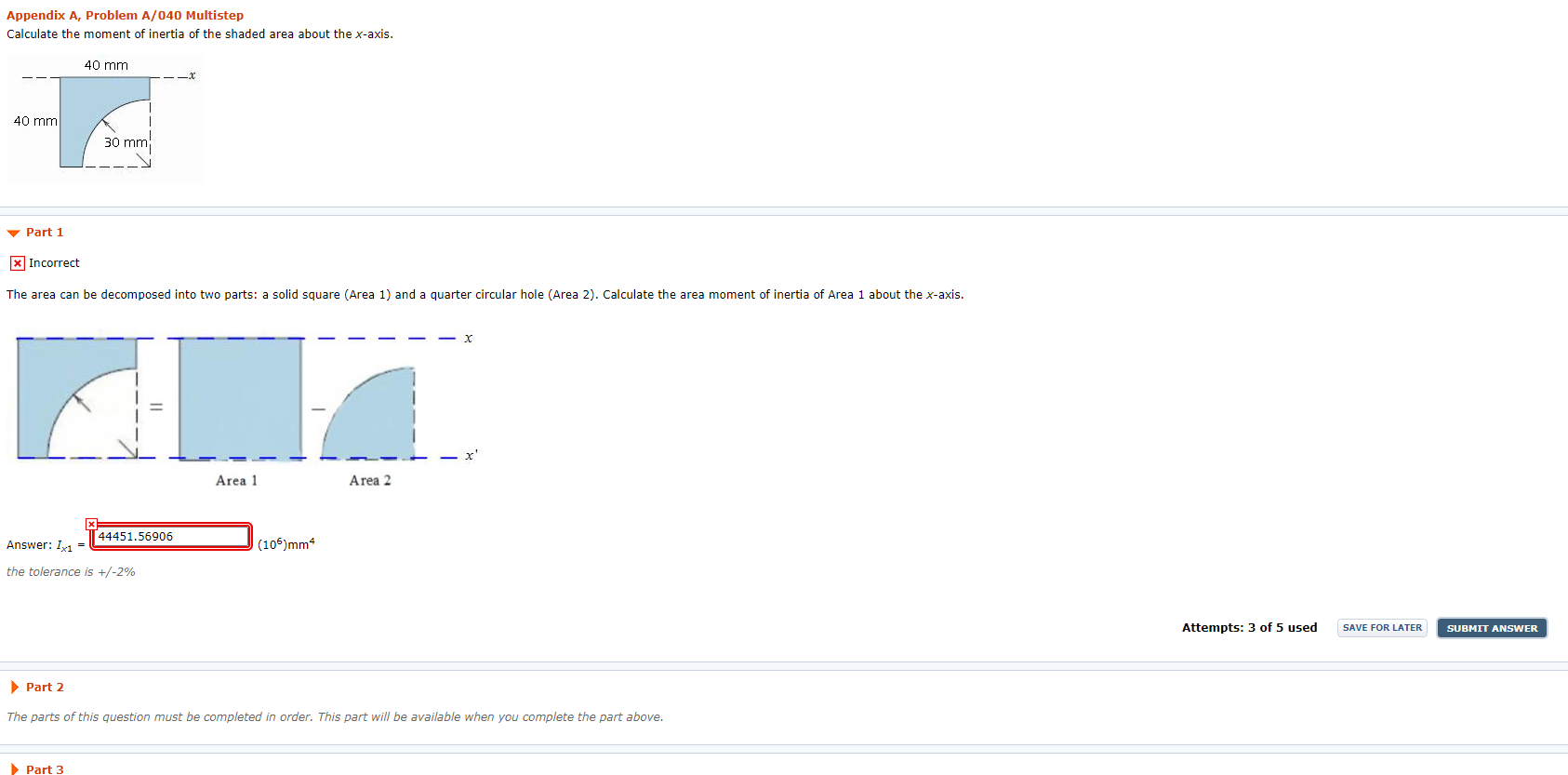 Solved Appendix A, Problem A/040 Multistep Calculate the | Chegg.com