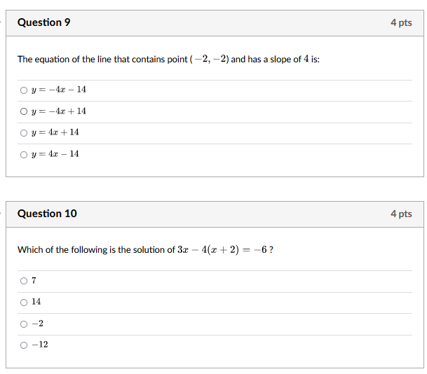Solved What is the solution of {x+y=−1x−y=11 ? (1,−6) (5,6) | Chegg.com