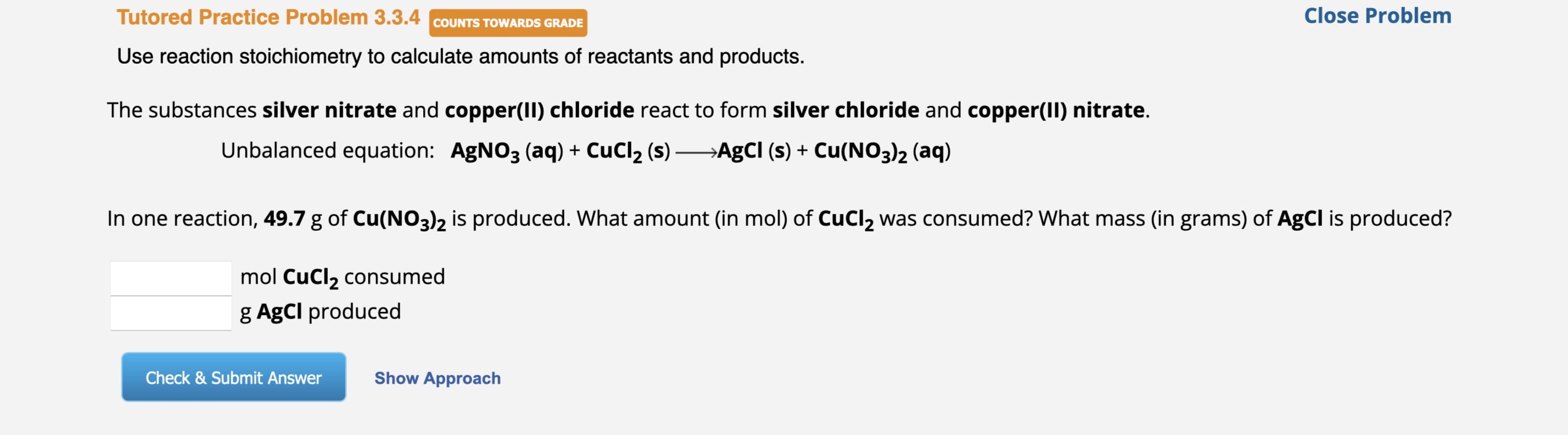 Solved Tutored Practice Problem 3 3 4 Close Problem Use