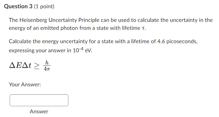 Solved The Heisenberg Uncertainty Principle can be used to | Chegg.com