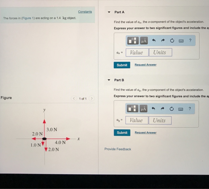 Solved Part A The Forces In Figure 1 Are Acting On A 1 4