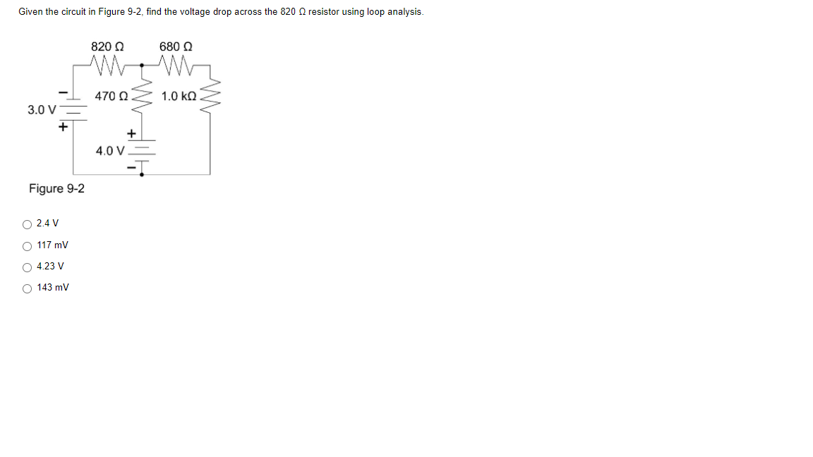 Solved Given the circuit in Figure 9-2, find the voltage | Chegg.com