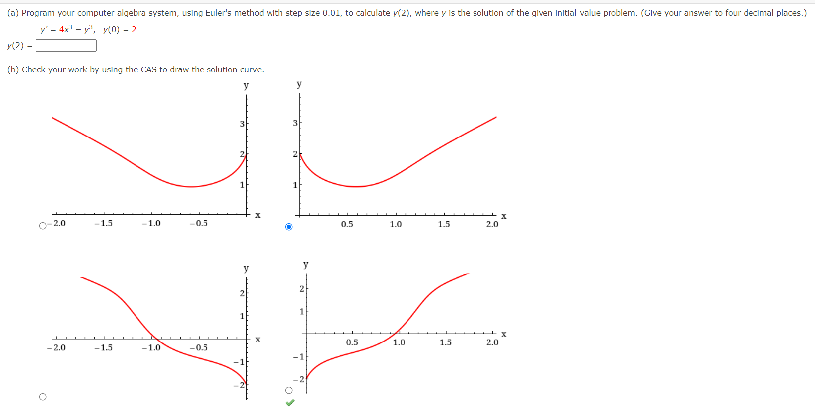 Solved (a) Program your computer algebra system, using | Chegg.com