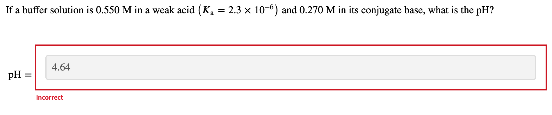 Solved If a buffer solution is 0.550M in a weak acid | Chegg.com