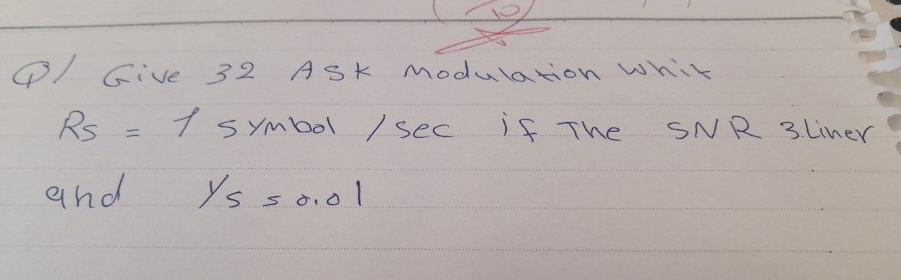 Q 1 Gine D 8psk Modulation Find 1 M 2 Bit Symbols