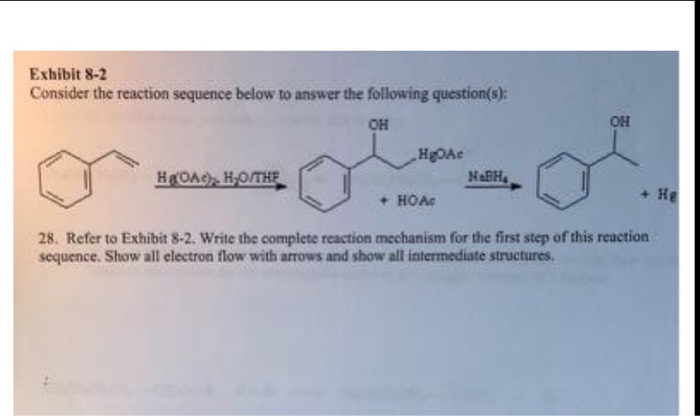 Solved Consider the reaction sequence below to answer the | Chegg.com