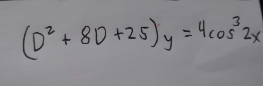Solved 3 (0° + 8D +25) 40 24 y = 4,052 | Chegg.com