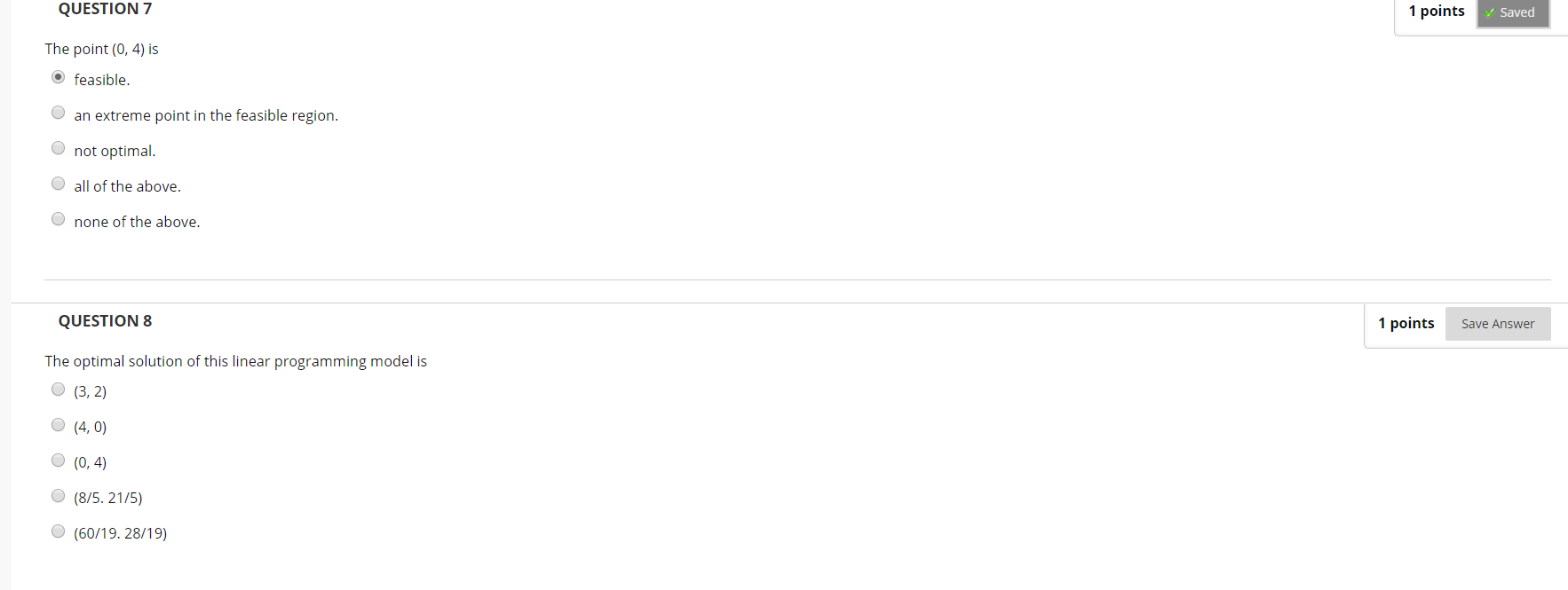 Solved QUESTION 1 1 points Saved The line representing the | Chegg.com