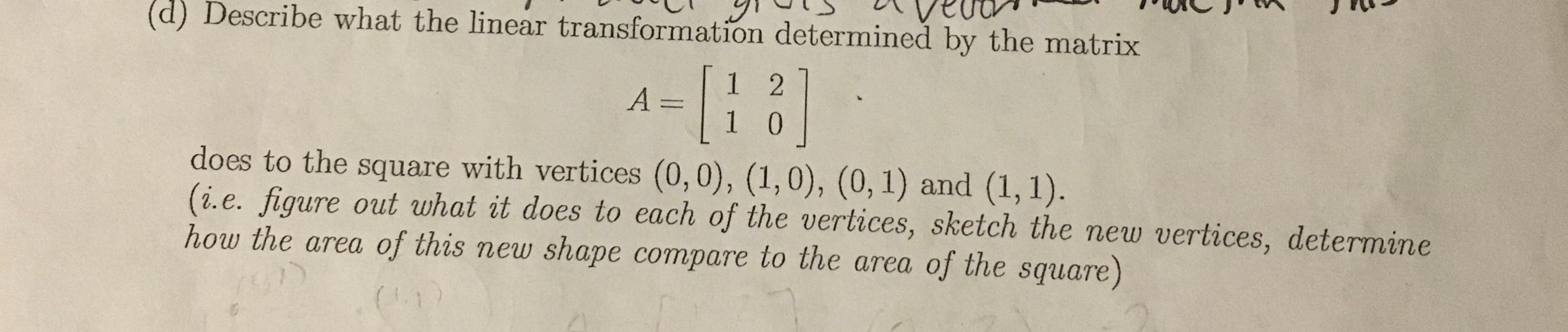 Solved A=[1120] does to the square with vertices | Chegg.com
