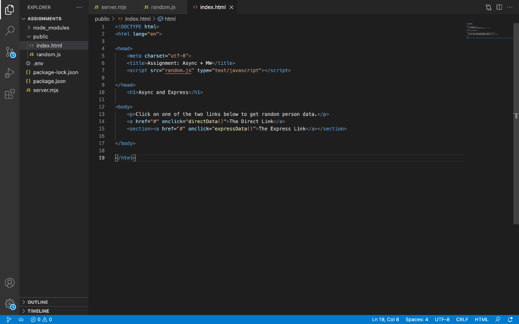 Middleware to Print Statistics Change the try/catch | Chegg.com