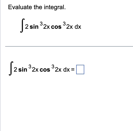 Solved Evaluate the | Chegg.com
