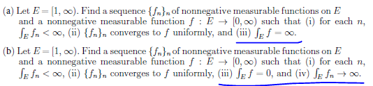 Solved A Let E [1 ∞ Find A Sequence {fn}n Of Nonnegative