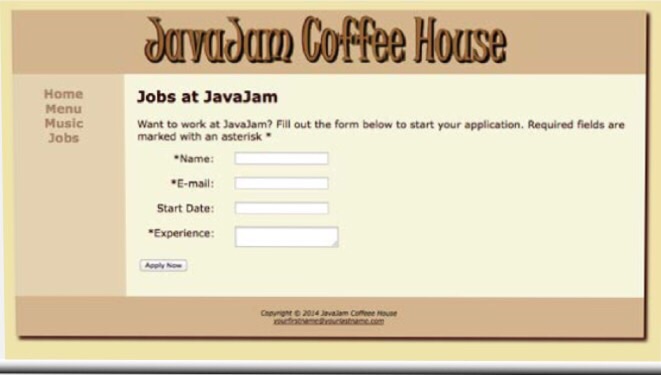 Solved Modify the "Jobs" page so that the input data for | Chegg.com