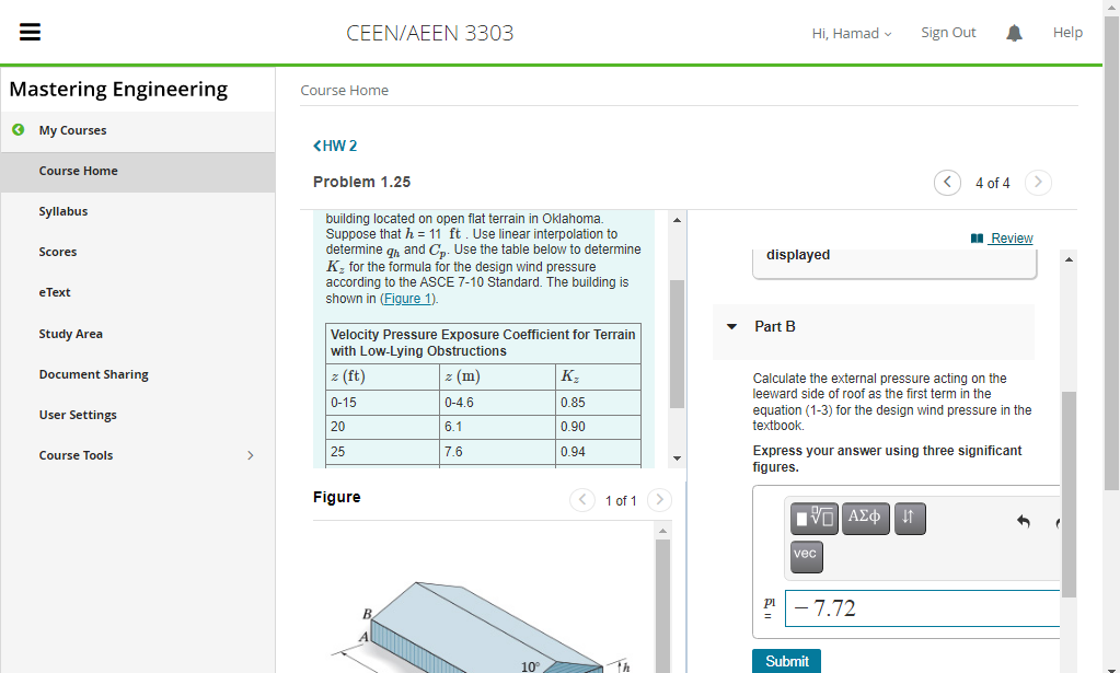 Solved Mastering Engineering Course Home My Courses | Chegg.com
