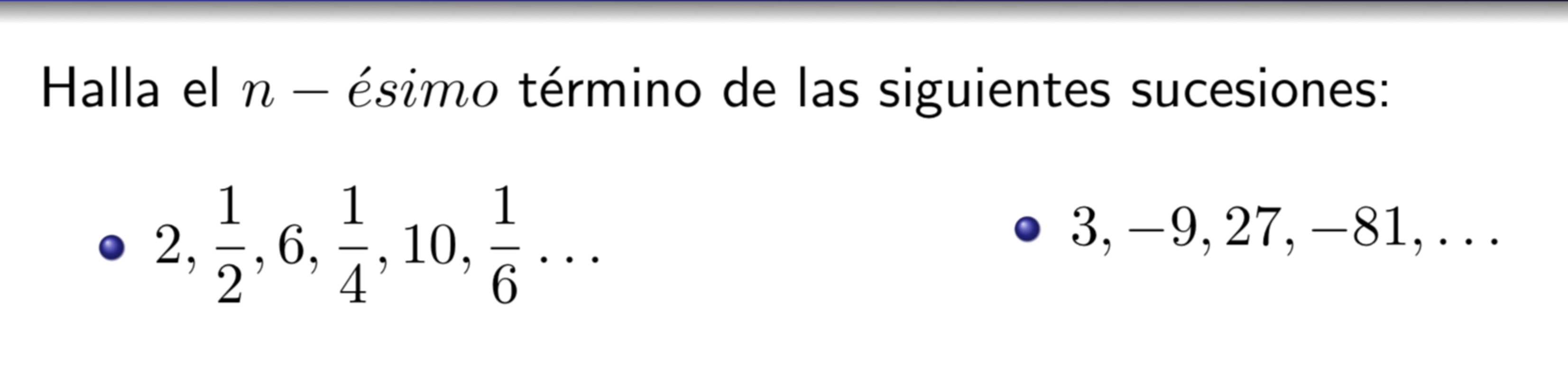 Solved 2,12,6,14,10,16dotsHalla el n-ésimo término de las | Chegg.com