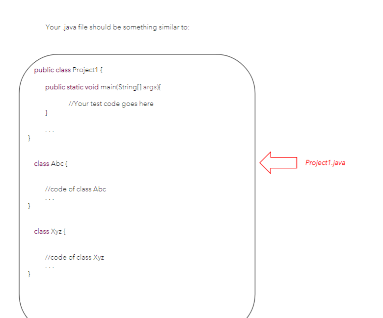 Solved Your.java file should be something similar to: public | Chegg.com