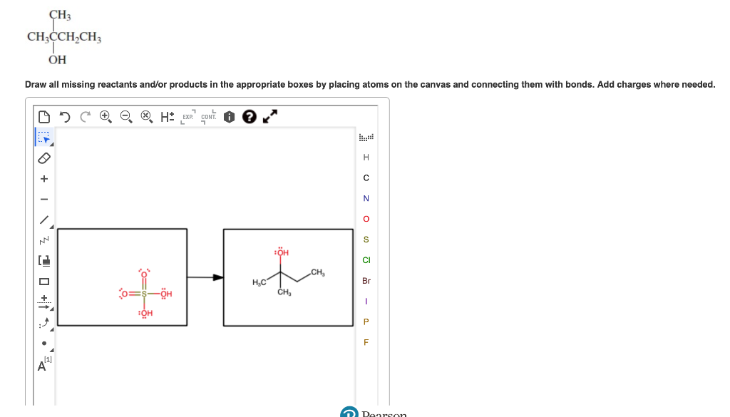 Solved CH3 CH3CCH.CH OH Draw all missing reactants and/or | Chegg.com