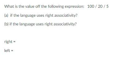 Solved What is the value off the following | Chegg.com