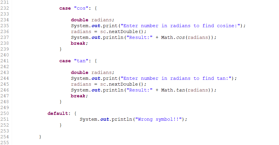 Solved Why is my program is not showing result in any | Chegg.com