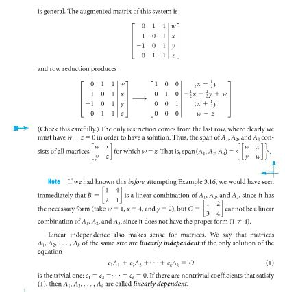 Solved Find the general form of the span of the indicated | Chegg.com