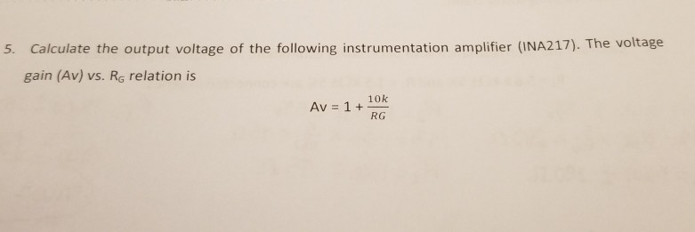 Solved Calculate the output voltage of the following | Chegg.com