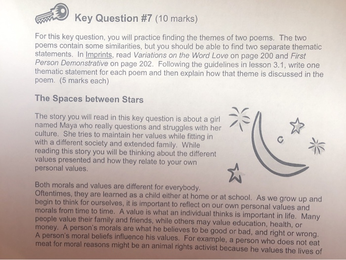 Key Question #7 (10 marks) For this key question, you | Chegg.com