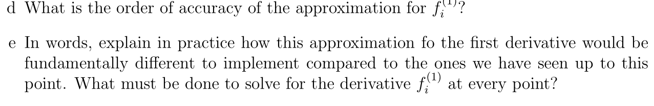 1. Derive a forward difference, third order | Chegg.com
