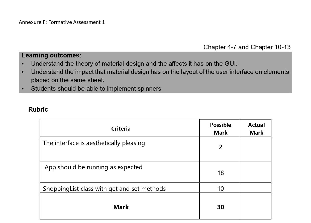 Solved Question 3 [30 marks] Design a simple Andriod | Chegg.com