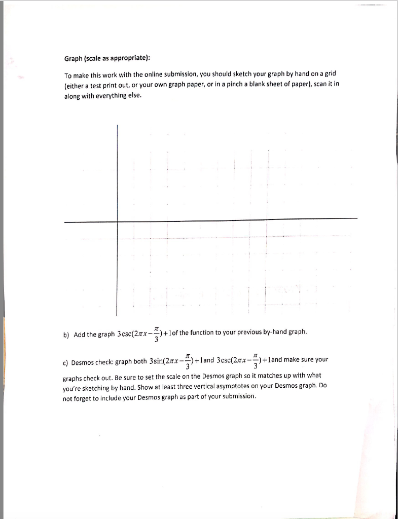 Solved Graph (scale as appropriate): To make this work with | Chegg.com
